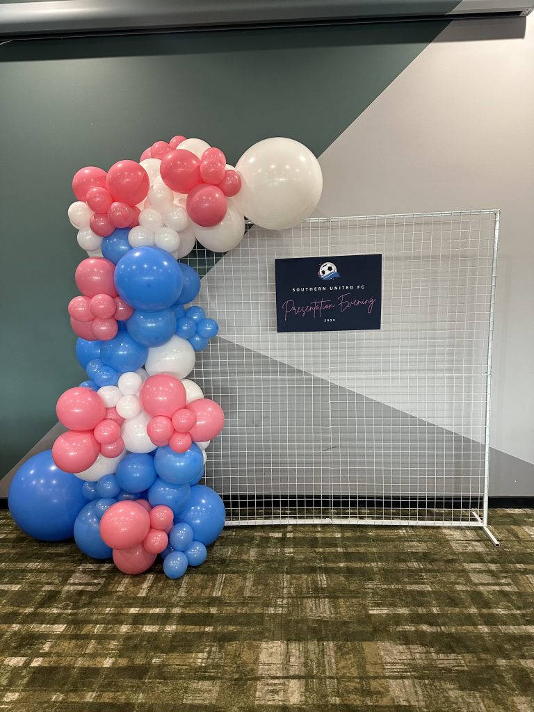 White Square Mesh Backdrop - Amity Events