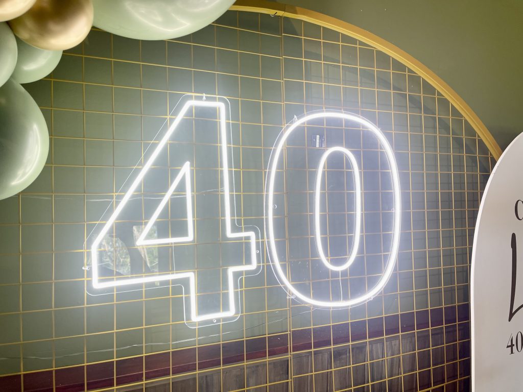 Number Neon Sign - Amity Events