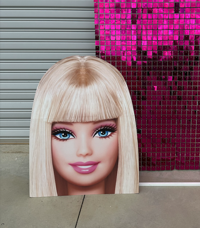 Barbie Girl Head Cut Out - Amity Events